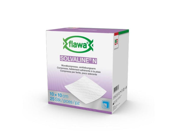 FLAWA Solvaline N wound dressing sterile 10 x 10 cm, 25 pieces ...